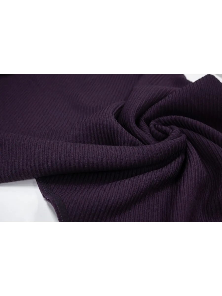 Ткань Пальтовая шерсть фиолетовая