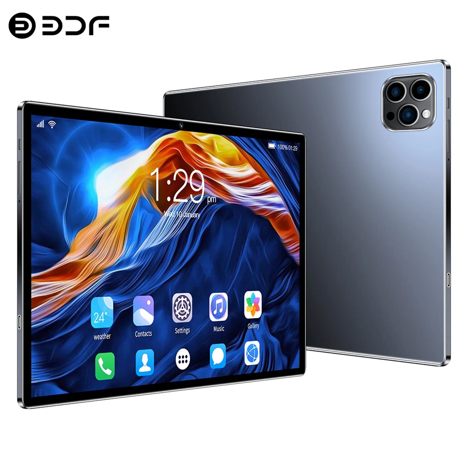 Планшет BDF P37, 10.1", 4/64ГБ, Wi-Fi+3G, Android