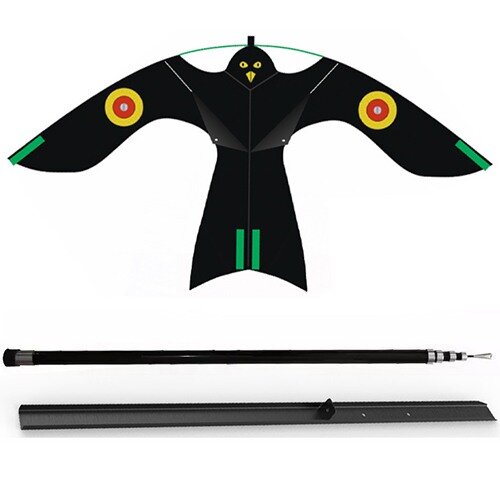 Динамический отпугиватель птиц "SITITEK хищник" с телескопическим флагштоком 7 м