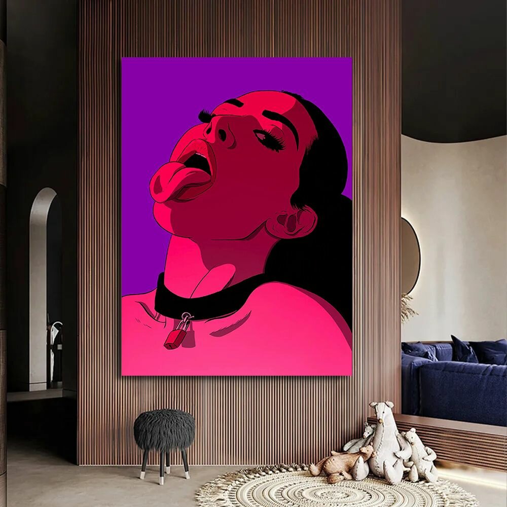 Картина эротическая, голая девушка, 50х70 см.