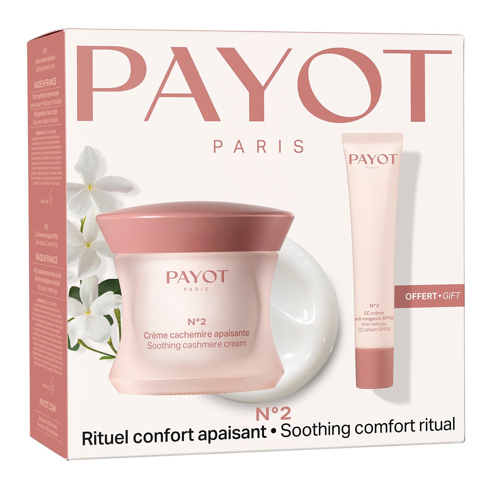 Подарочный Набор для женщин Payot №2 Крем для чувствительной кожи, 50 мл + CC-крем, 40 мл