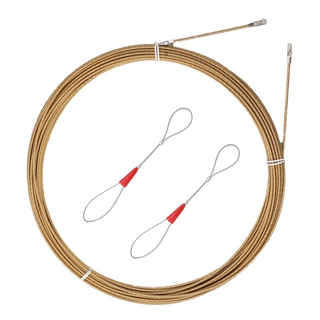 Пружинный кабельный нитевдеватель с круглой головкой Электрический пружинный нитевдеватель для безопасной прокладки кабеля Аксессуар