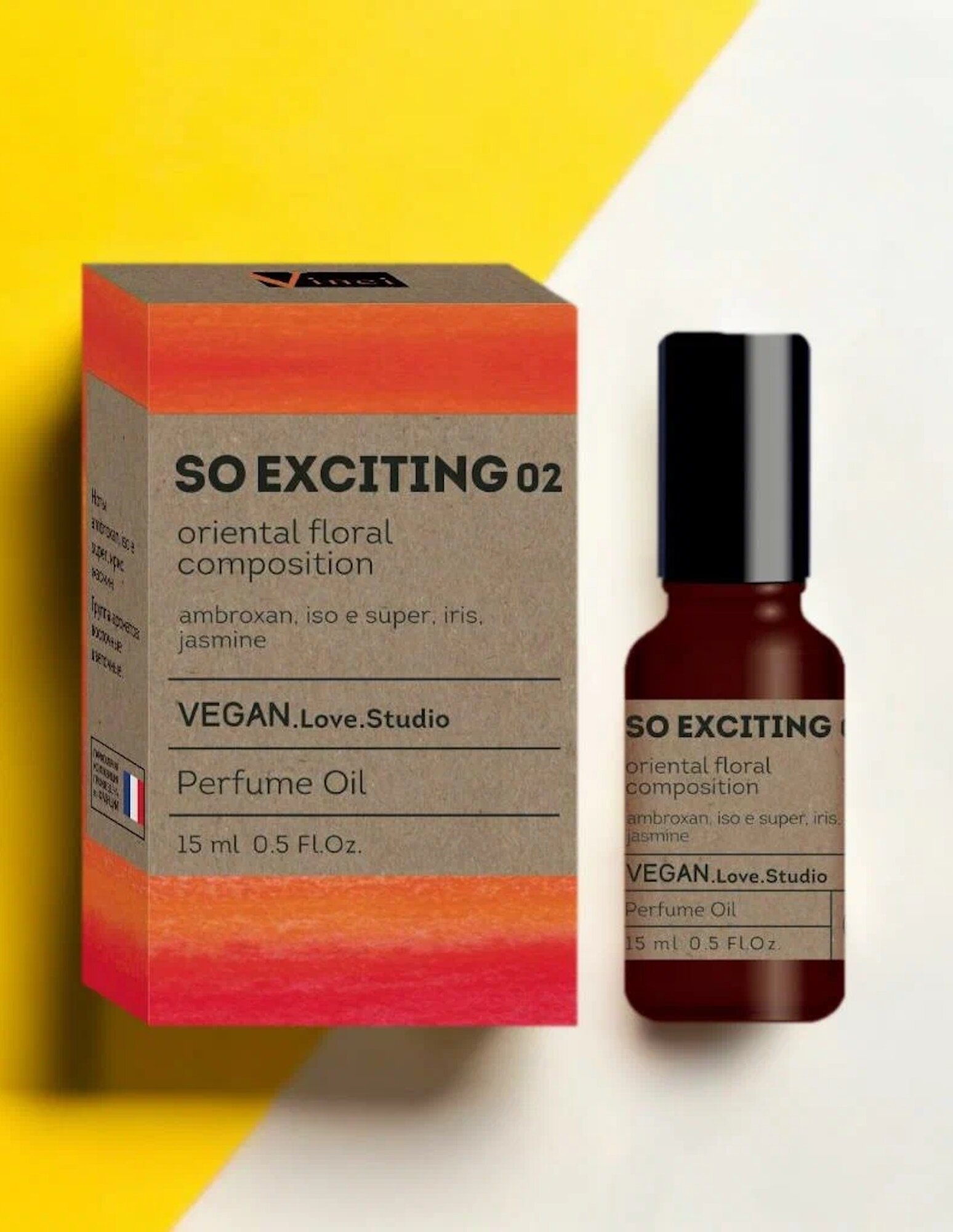 Парфюмерное масло Vegan Love Studio, женское, So Exciting 02 (Молекула Эсц. 02), 15мл