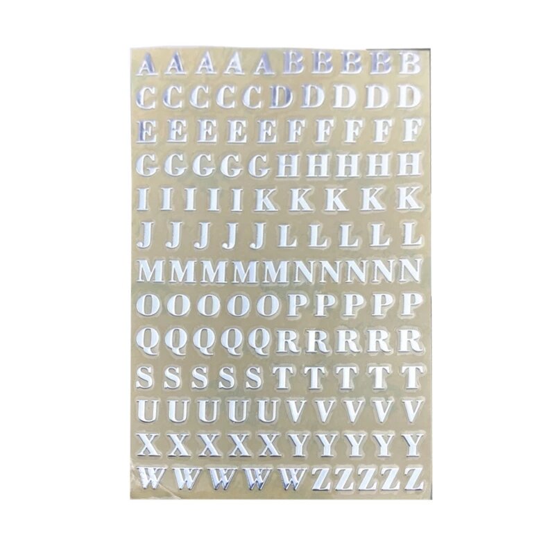 Прописные буквы, блестящие цифры, наклейки, самоклеящиеся, 26 букв, декор «сделай сам»