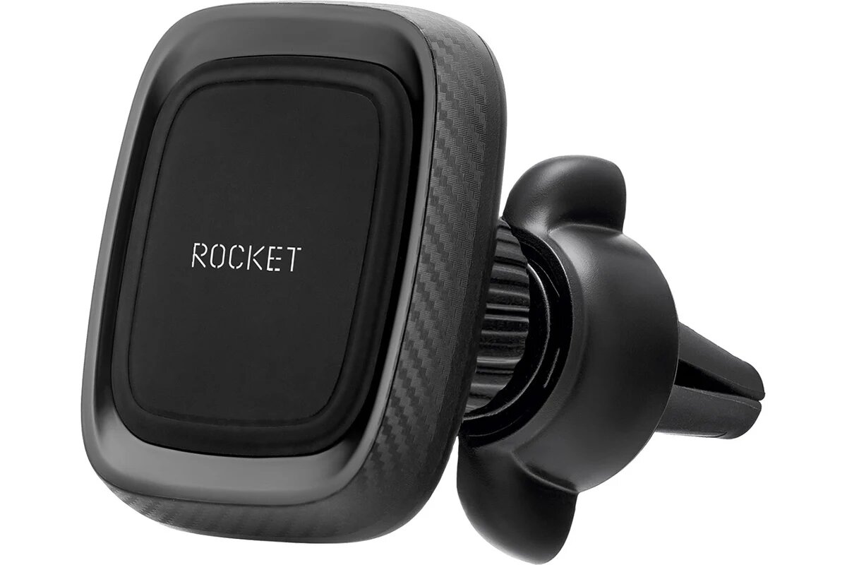 Магнитный автомобильный держатель Rocket RCM501BL01FX-AM из стали с крепкой фиксацией в автомобиле