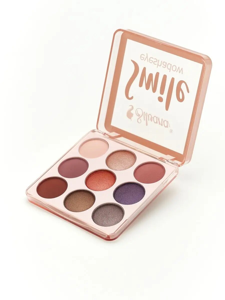 Палетка теней для макияжа век Smile тон № 02