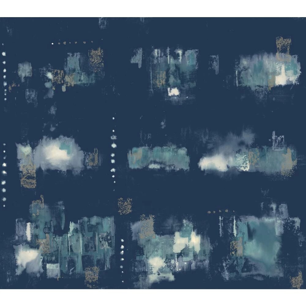 Обои York Carey Lind Cloud Nine NN7270 A; 0,68x8,20 м. , Бумага с клеевым покрытием , синий