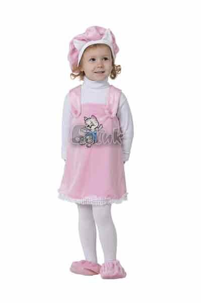 Костюм Батик "Крошка Кошечка", для девочек, полиэстер, розовый, размер 104