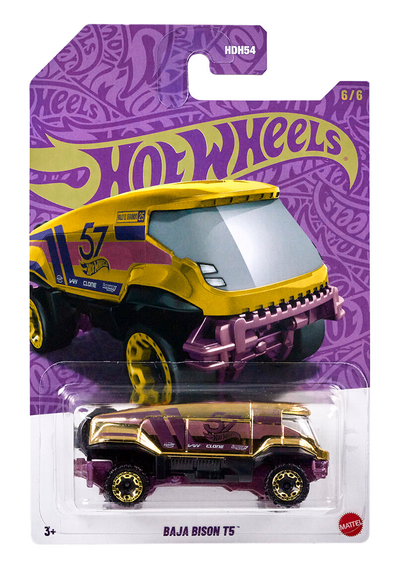 Машинка Mattel Hot Wheels HDH54 Baja Bison T5