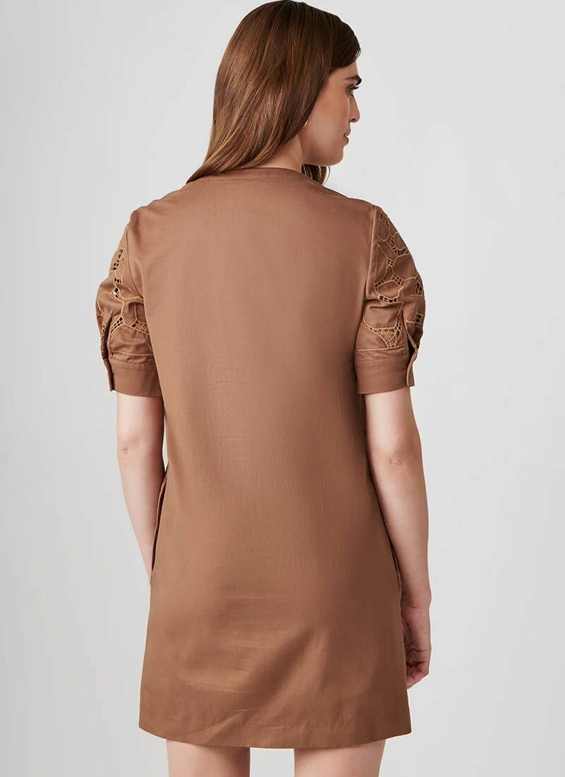 Платье Max Mara Весна-лето 2024, размер 40IT, коричневый — фото 1