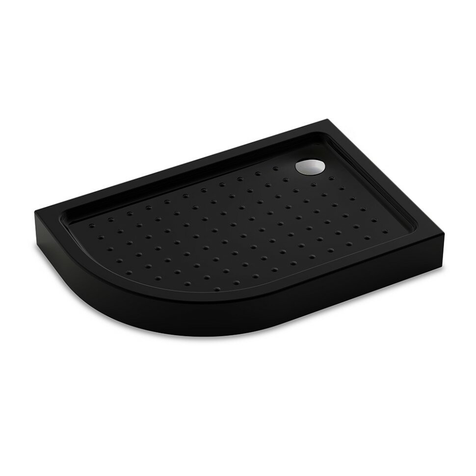 Душевой поддон Veconi Tezeo acrylic TZ-55RB, 1000x900x150, акрил, черный
