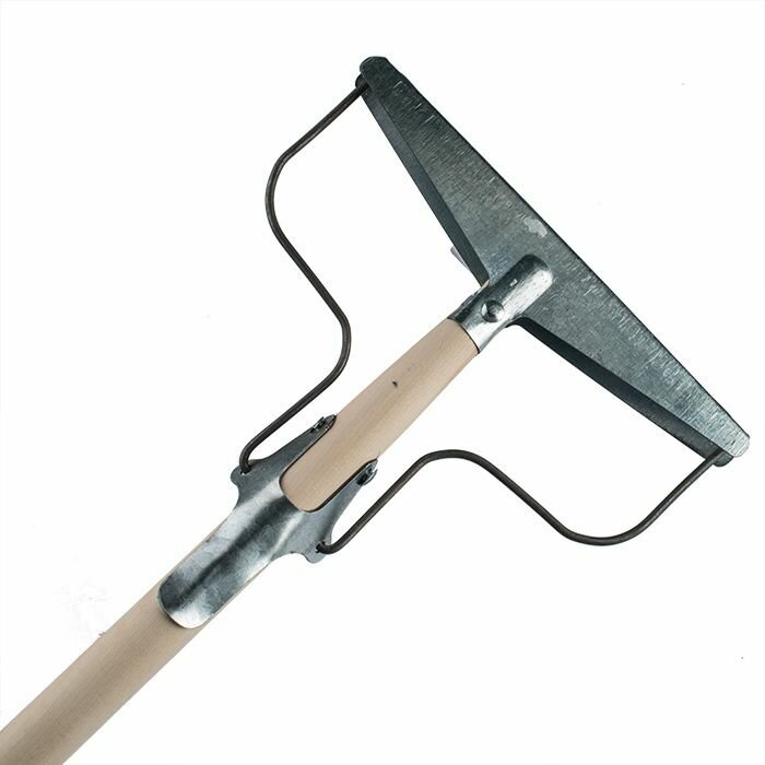 Тряпкодержатель Мультидом "Летяга", металл, с деревянным черенком (ТЛД)