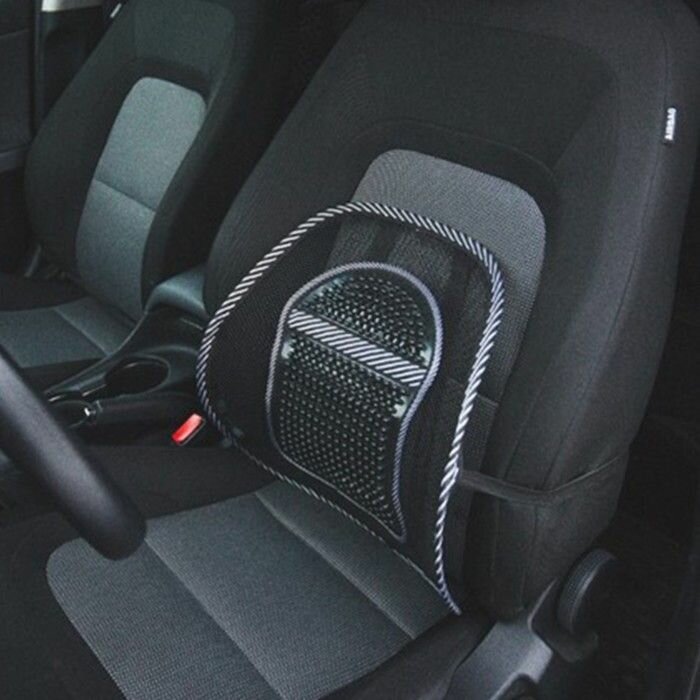 Спинка на сиденье TORSO Ортопедическая, автомобильная, с вертикальным массажером, 38х39 см