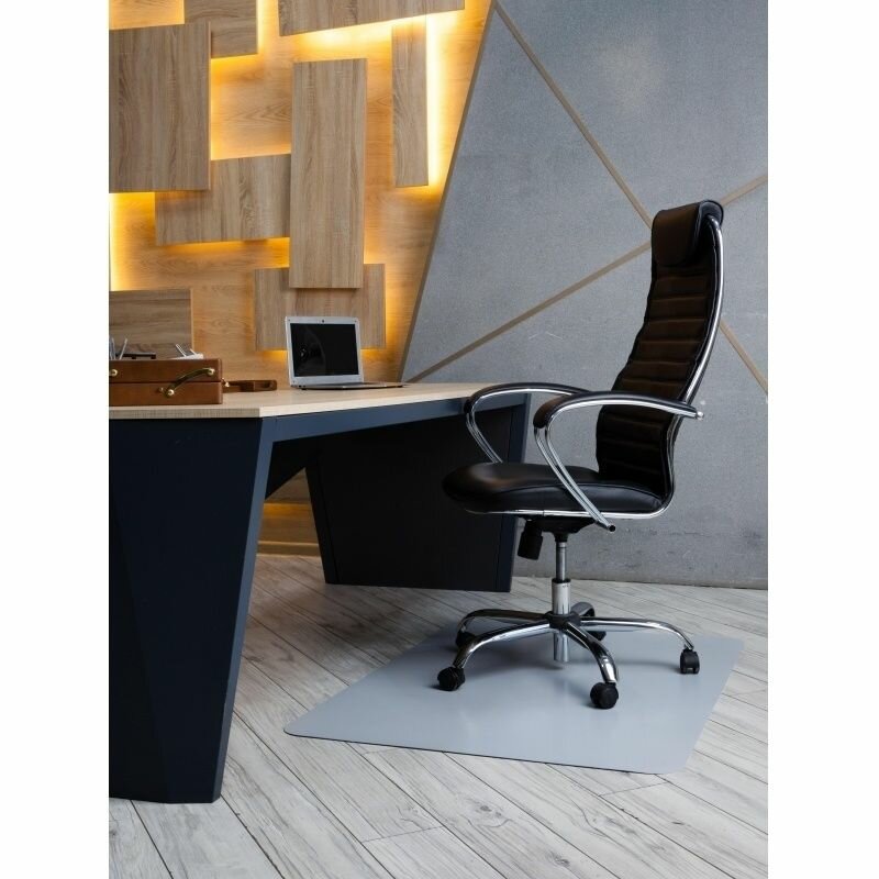 Напольный коврик Easy Chair полипропилен, серый, текстура песок, 1000х1200х1,2 мм