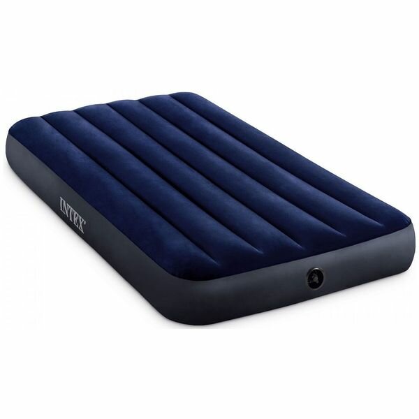 Надувной матрас Intex Classic Downy Airbed Fiber-Tech, 99 х 191 х 25 см 64757