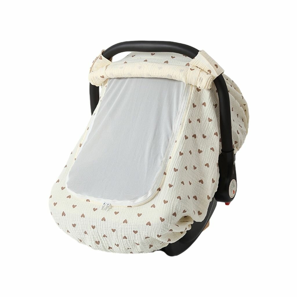 Легкий чехол для автокресла с окнами для наблюдения