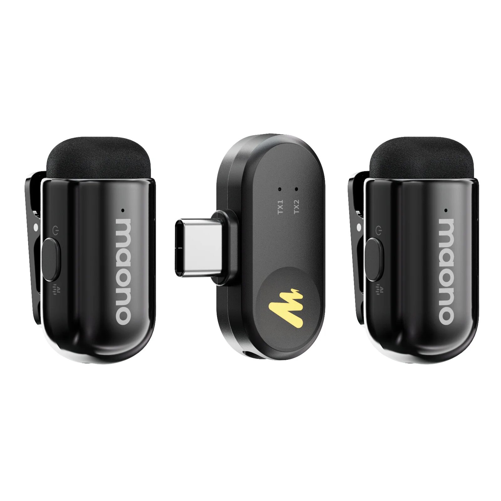 MAONO T1mini Беспроводной Петличный Микрофон для Телефона T1 mini C2