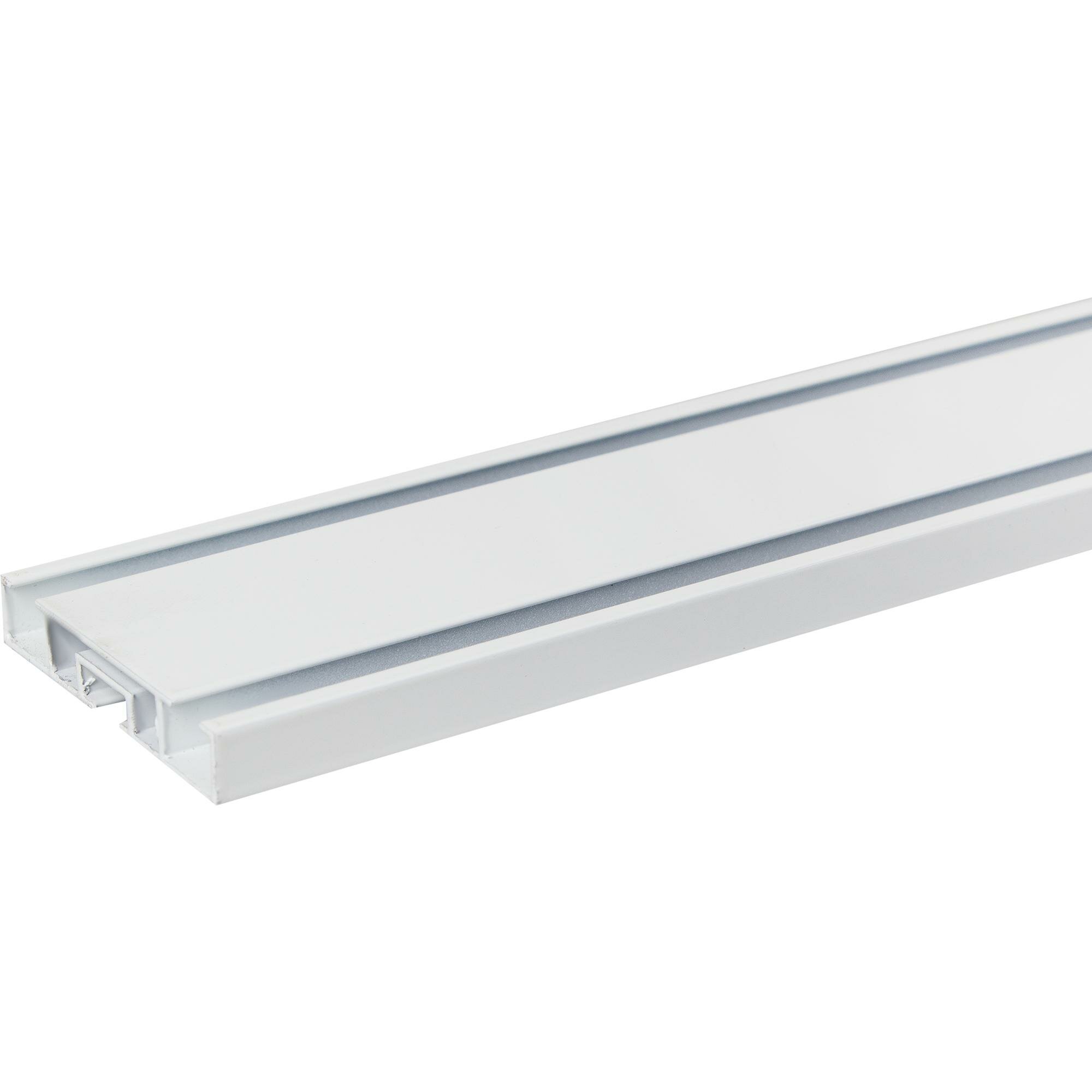 Карниз двухрядный Atlant 200 см алюминий цвет белый