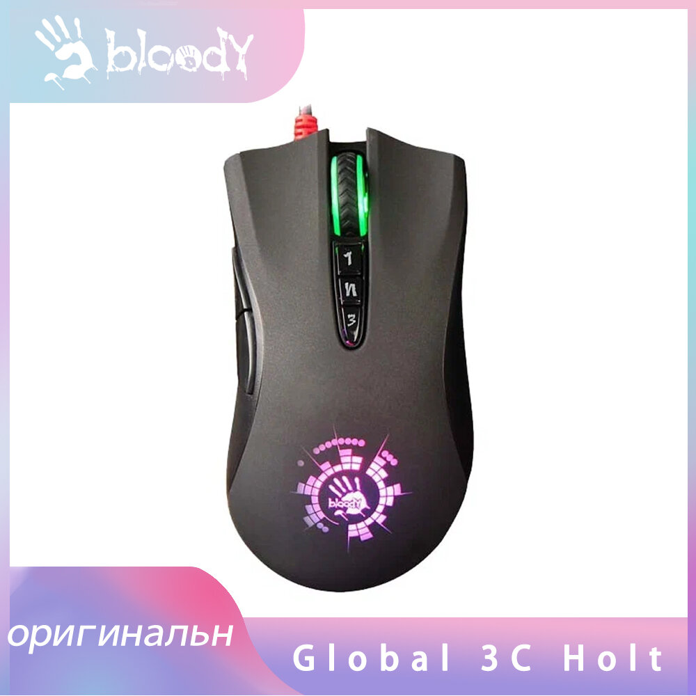 Мышь A4Tech Bloody A91 Blazing Black USB