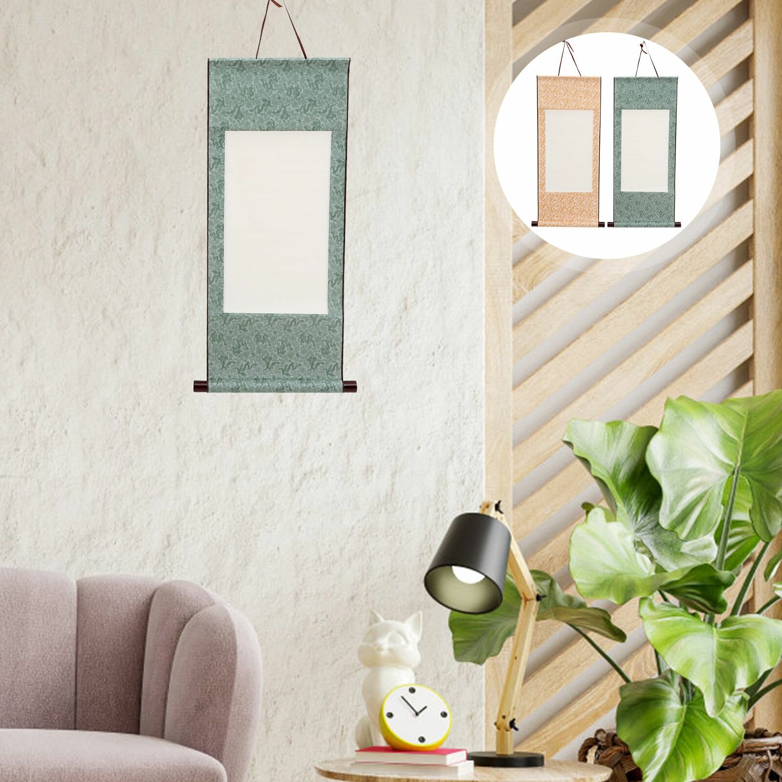 Бумажный Свиток Для Рисования 2 Штук Размер 70.00X35.00X2.50Cm С Хорошей Впитываемостью Для Каллиграфии И Водяными Тонами