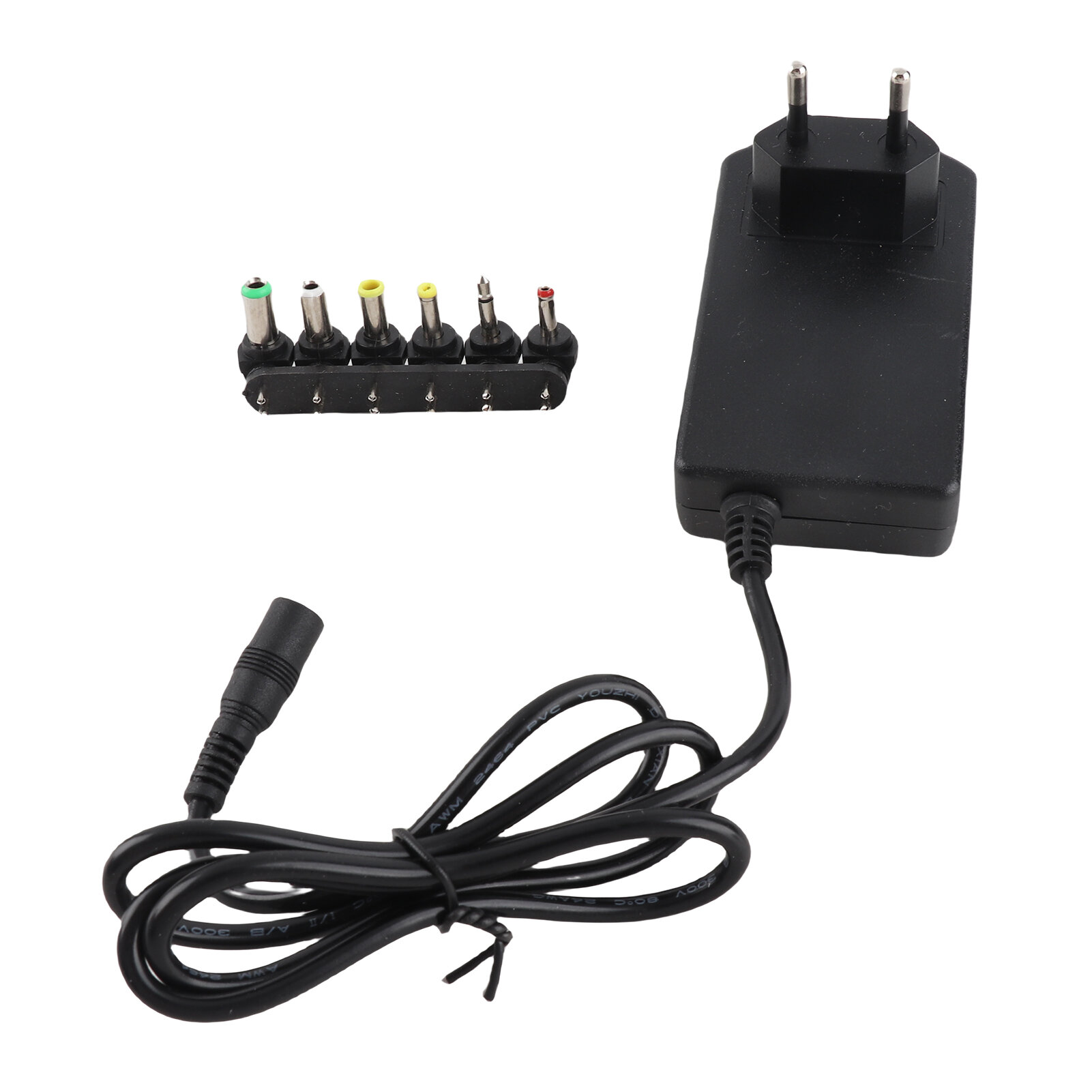 Универсальный 30W 3V-12V Адаптер мощности напряжения с 6 разъемами.