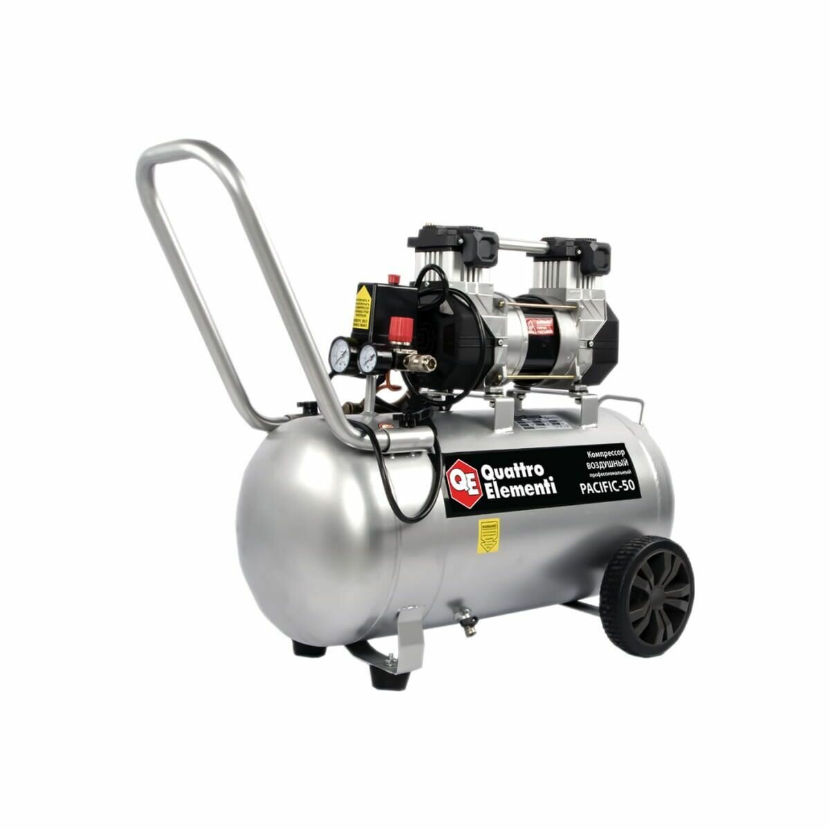Компрессор поршневой QUATTRO ELEMENTI PACIFIC-24 (911-475) безмасляный