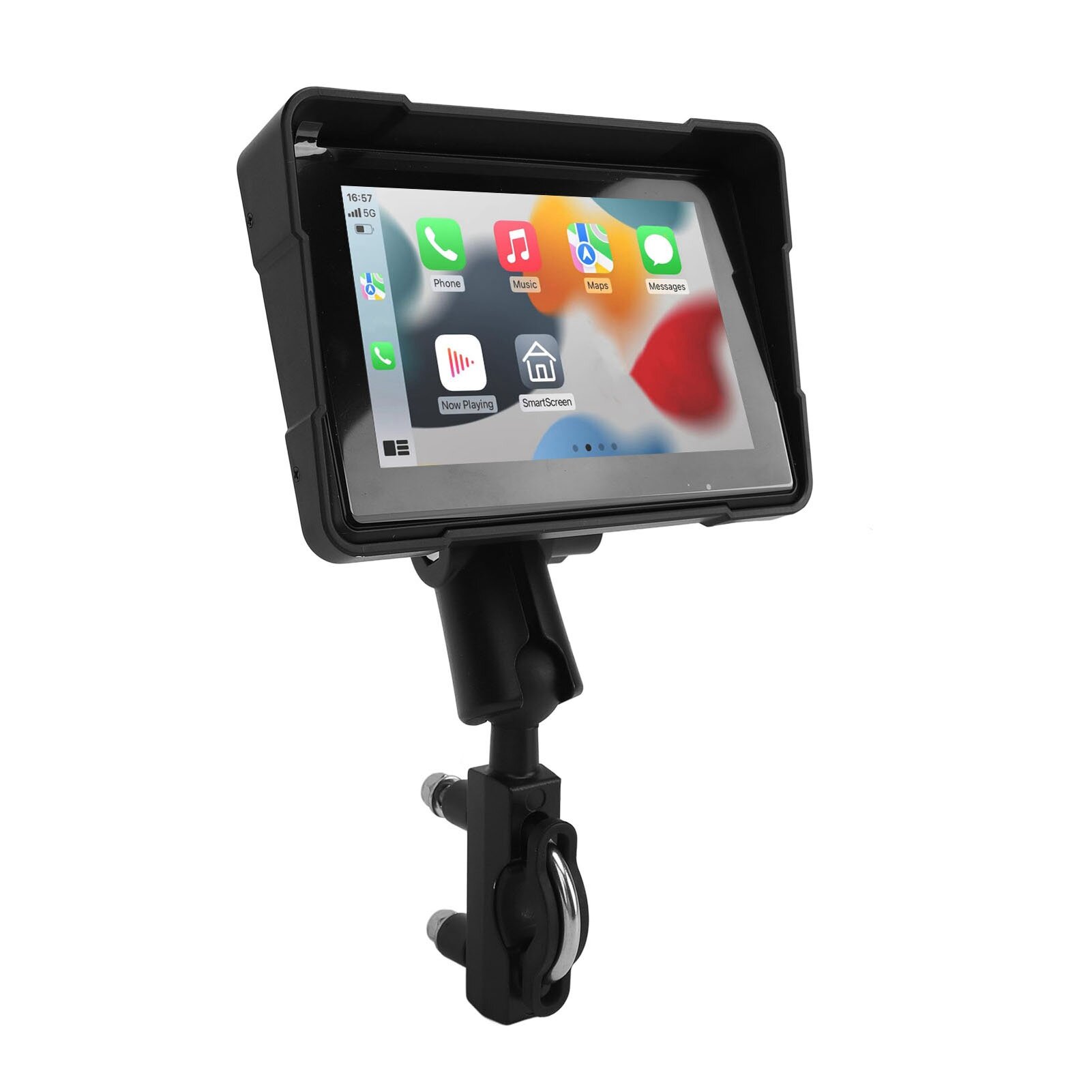 Мотоцикл навигатор с 5-дюймовым IPS сенсорным экраном, беспроводное соединение Carplay, для Android Auto, водонепроницаемость IP67