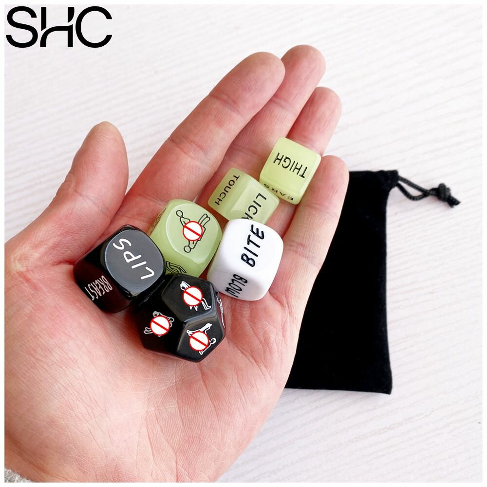 Взрослая настольная игра эротический секс 6-в-1 кубики комбо английский набор 18+