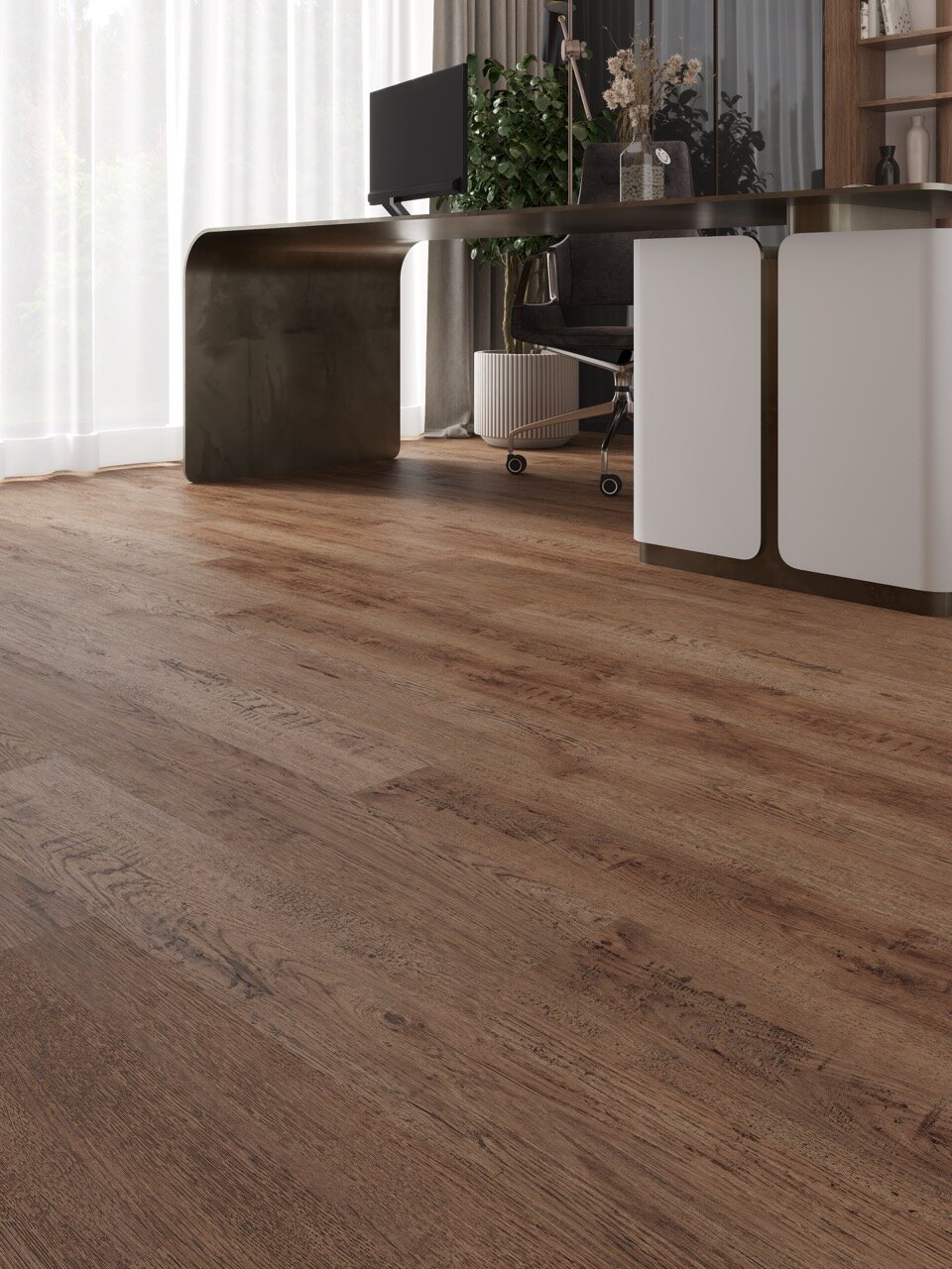 Виниловая плитка SPC CronaFloor Nano 4V Дуб Античный ZH-82017-2 (в уп. 10 шт./2.16 м2)