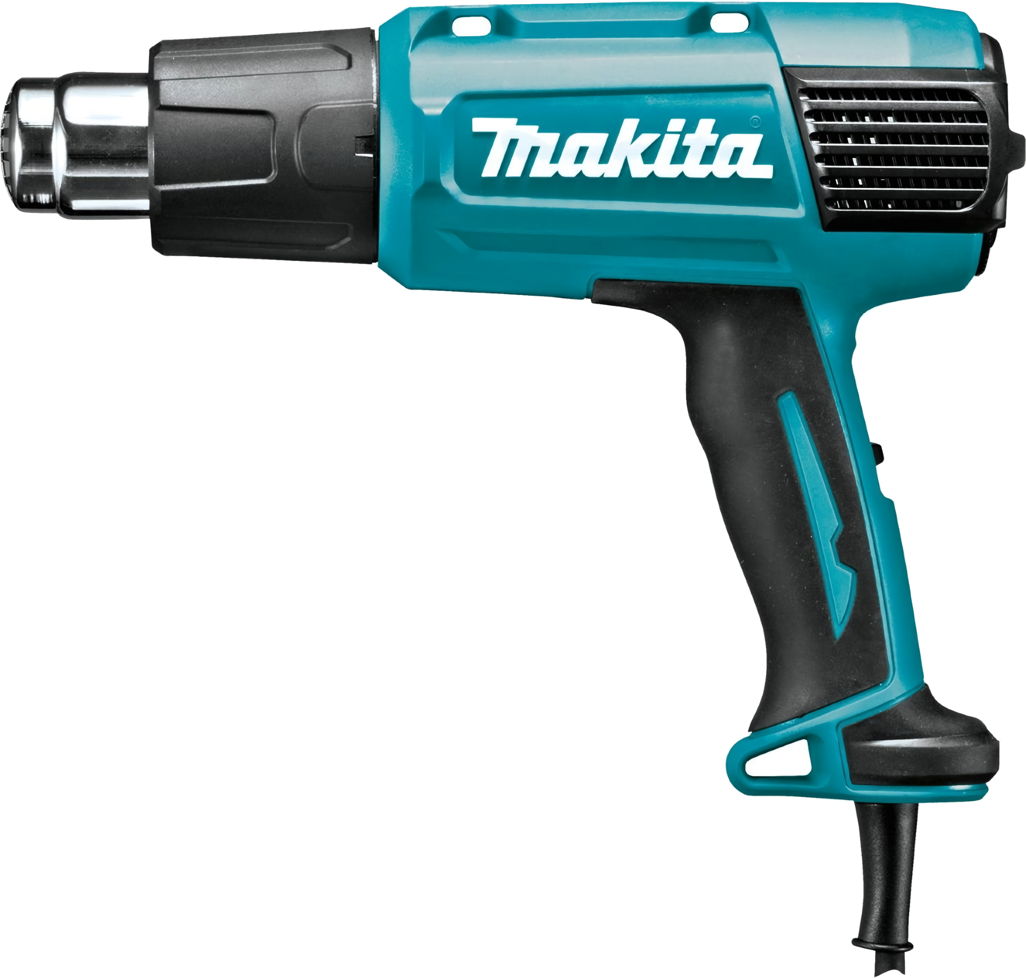 Промышленный фен Makita HG6531CK (2000 Вт, LCD 50-650°, 7 насадок,200–550 л/мин, дисплей, режим холодного обдувa)