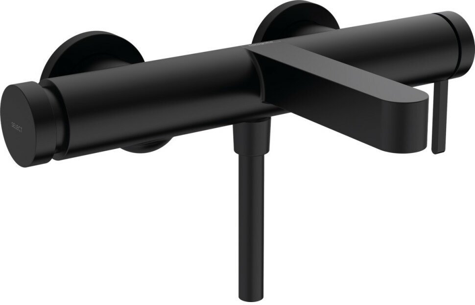 Hansgrohe Смеситель Hansgrohe 76420670 Finoris для ванны, внешнего монтажа, матовый черный