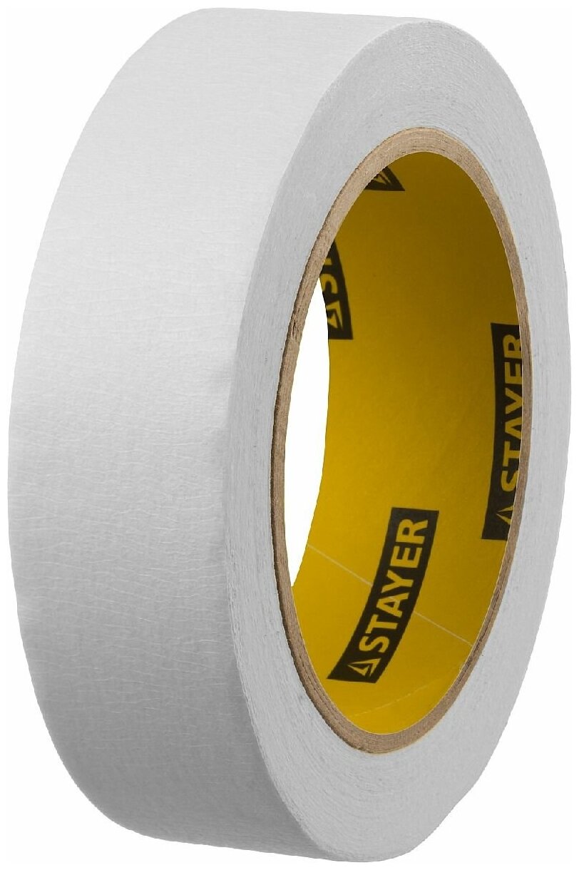 Малярный скотч креповый STAYER 30мм х 40м для малярных и штукатурных работ с защитой поверхностей