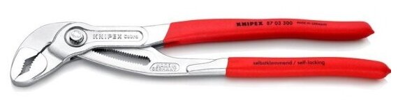 Клещи переставные Knipex 8703300 Cobra®, хромированные, 300 mm
