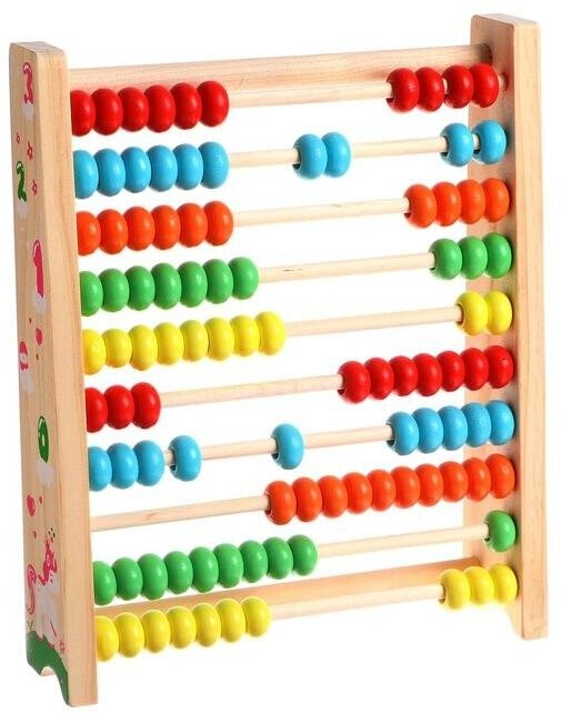 Счёты детские обучающие, 24.3×20.5×5.4 см