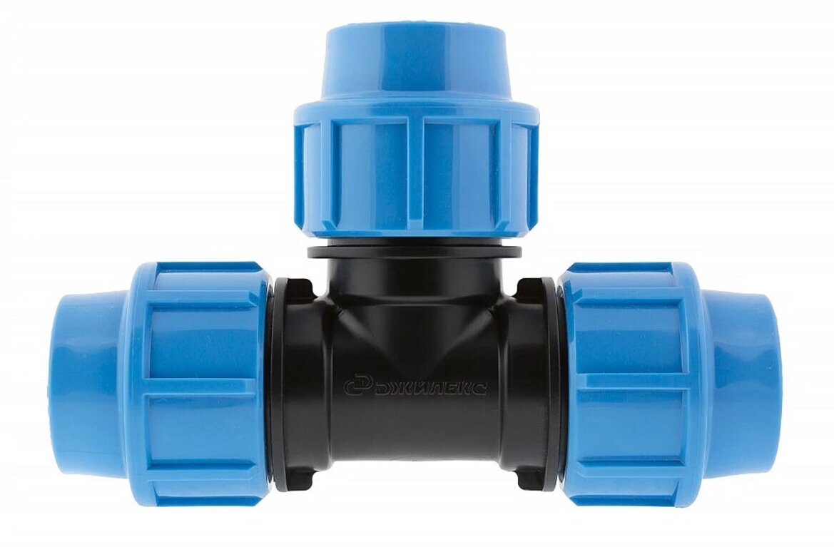 Тройник комбинированный полипропиленовый Джилекс, с внутренней резьбой, 32 x 32 x 32 мм