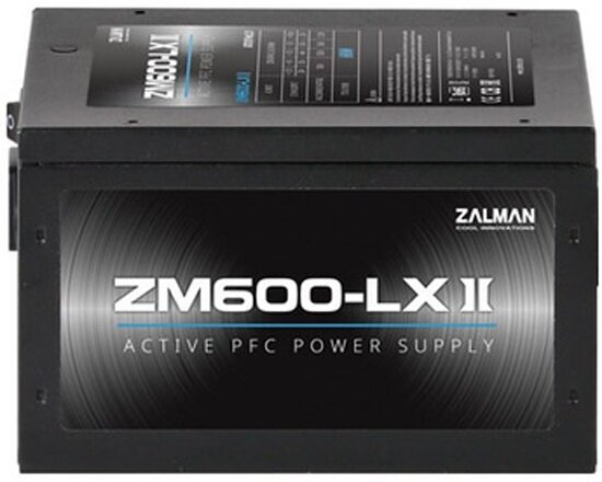 Блок питания Zalman ZM600-LXII, 600W
