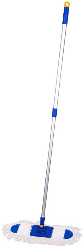 Швабра-рамка OfficeClean Professional, алюм. ручка 75-130см, насадка МОП хлопок (карманы) 40см