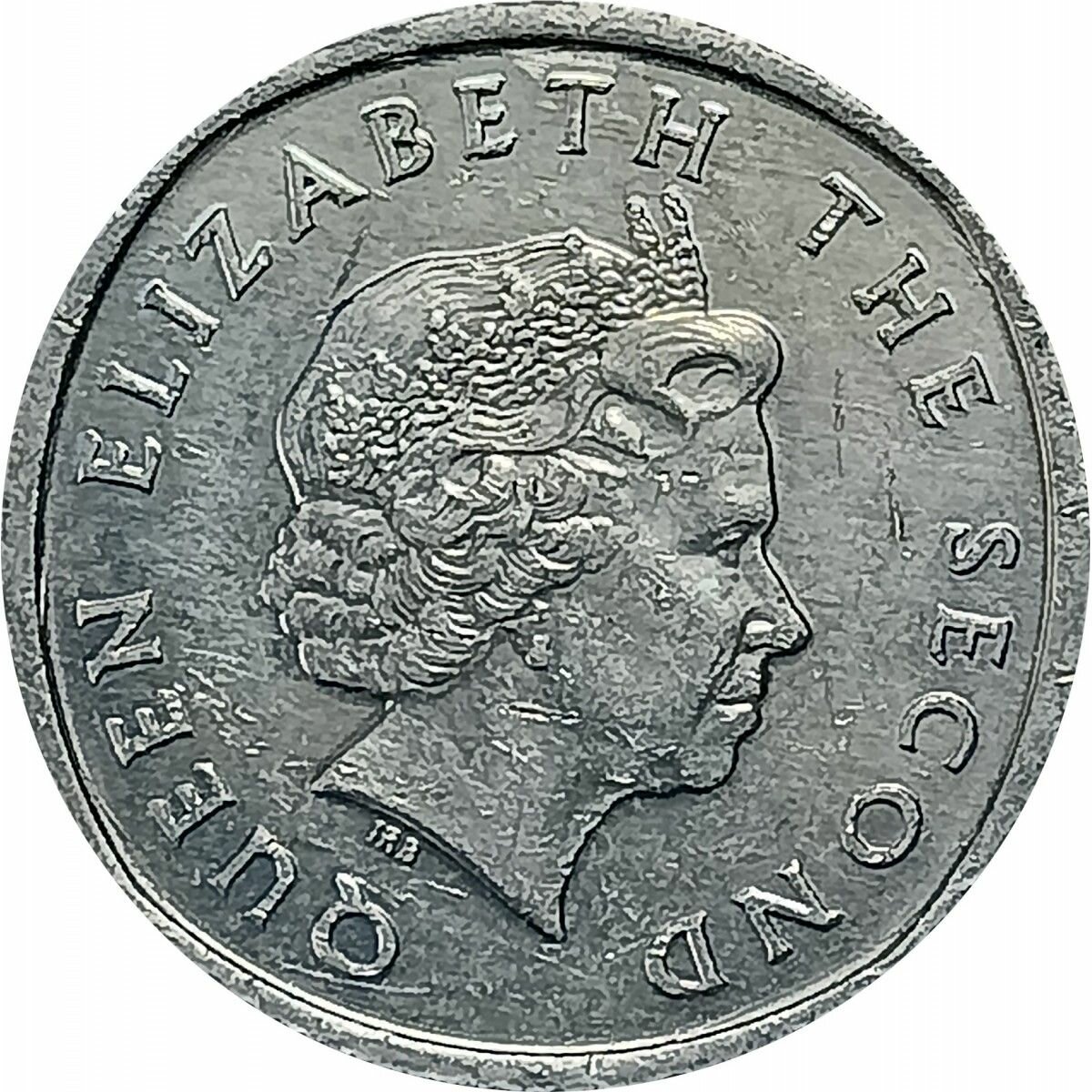 2 цента 2008 Восточные Карибы из оборота