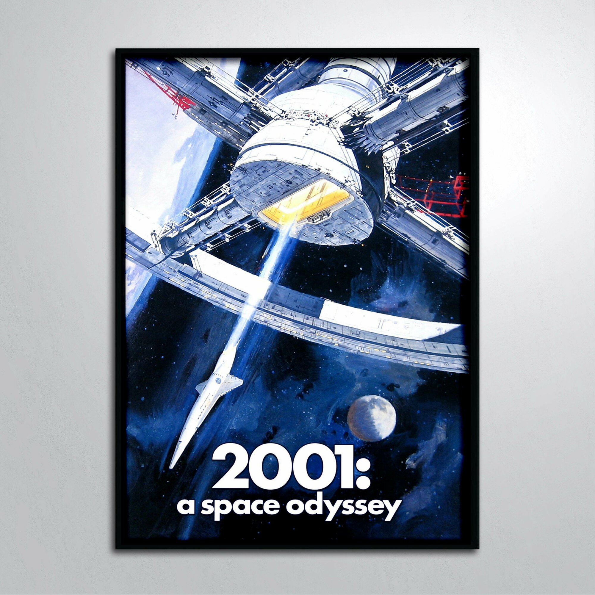 Постер без рамы/Стэнли Кубрик 2001 год Космическая одиссея Корабль 2001: A Space Odyssey