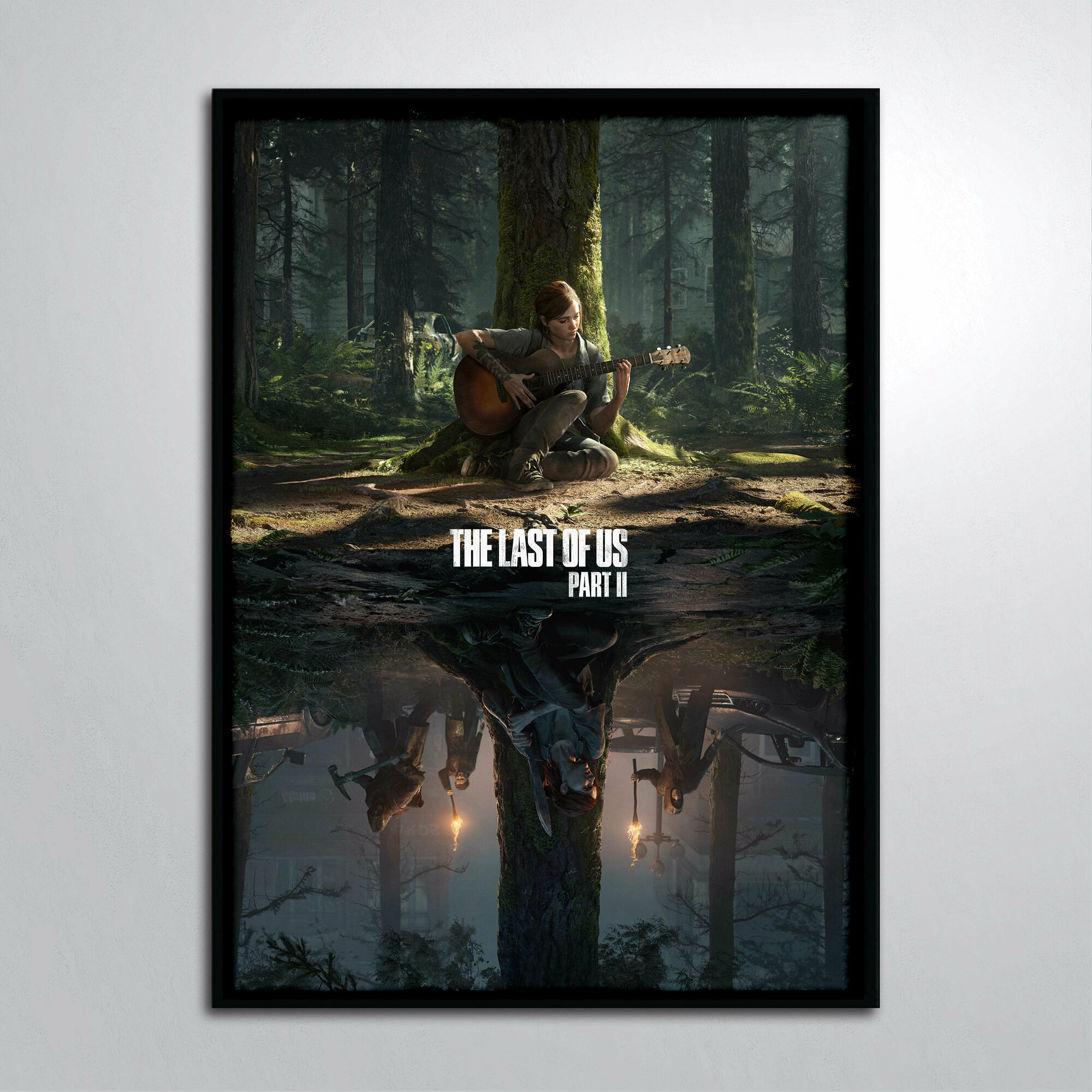 Постер без рамы/Игра The Last of Us part 2 Ласт оф ас 2 часть Одни из Нас Гитара
