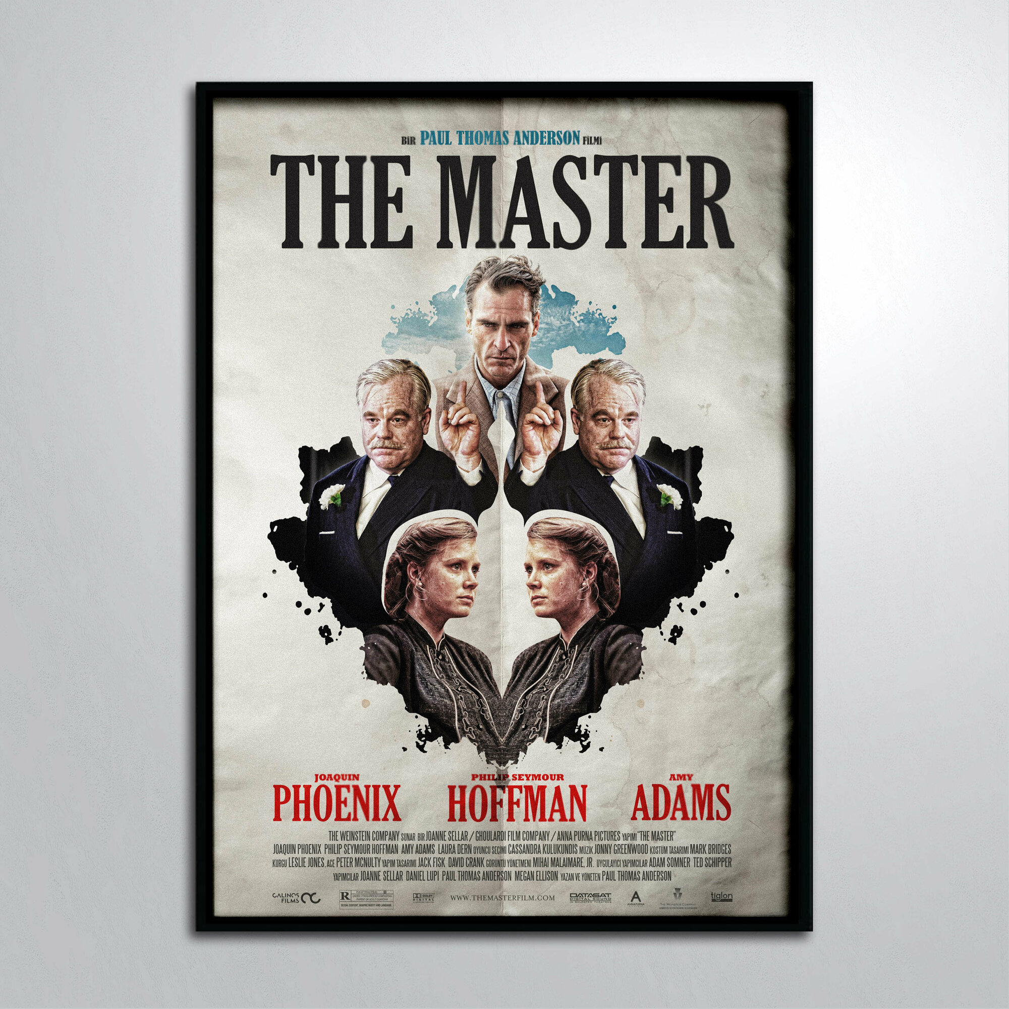 Постер в раме/Пол Томас Андерсон Мастер Хоакин Феникс Бумага The Master