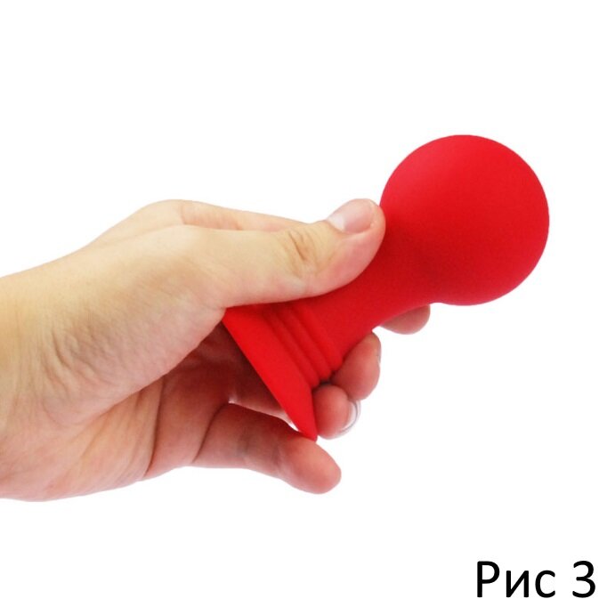 Анальная пробка в виде шара на присоске Ass Kingu Henri