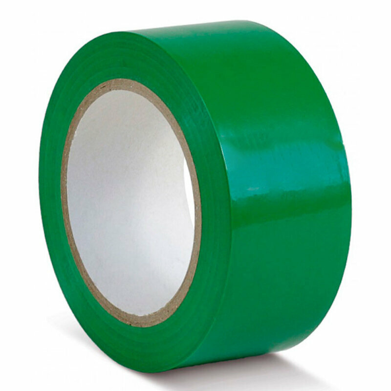 Набор Лента Vell Standart для разметки самоклеящаяся ПВХ, 50мм х 33м х 0.15мм, зеленый {301585} (3 шт)