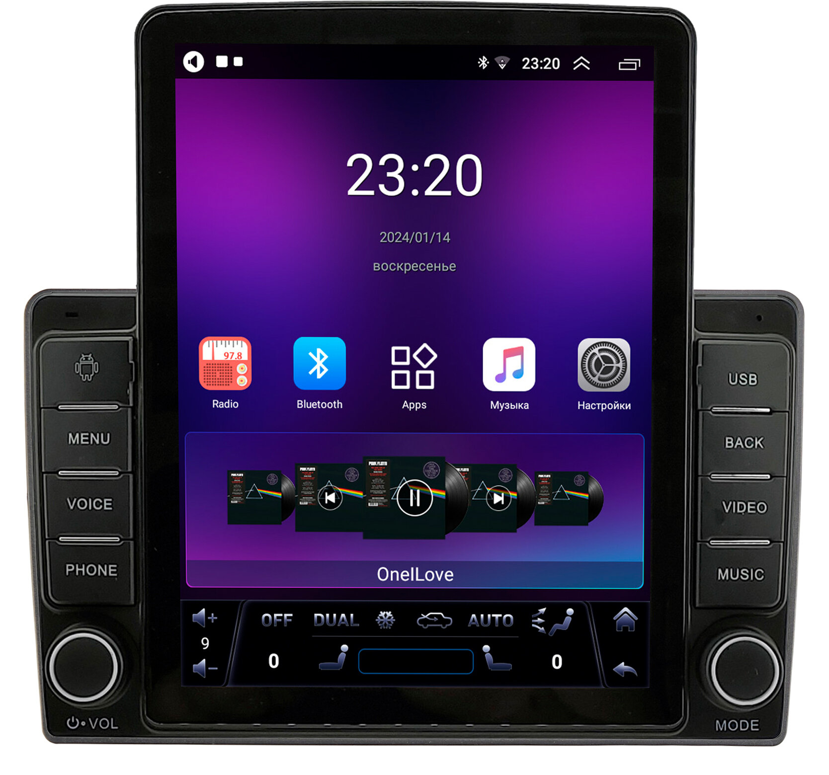 Штатная магнитола Ford Focus 2, C-MAX, Mondeo 4, S-MAX, Galaxy 2, Tourneo Connect 2006-2015 (замены овальной магнитолы) Canbox GTR095-9-1360 Android 1