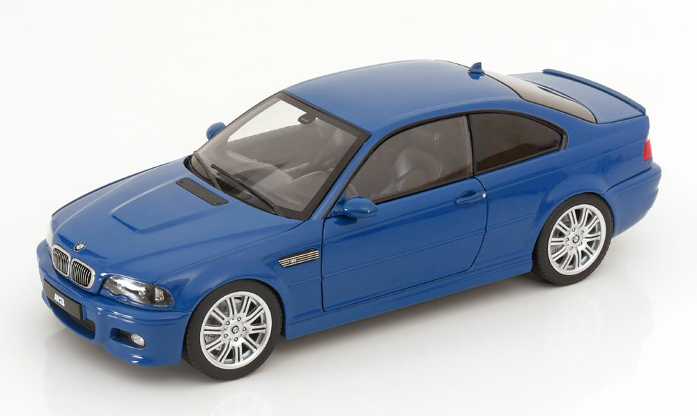 Модель коллекционная NOREV Bmw E46 M3 2000 blue / бмв М3 синий