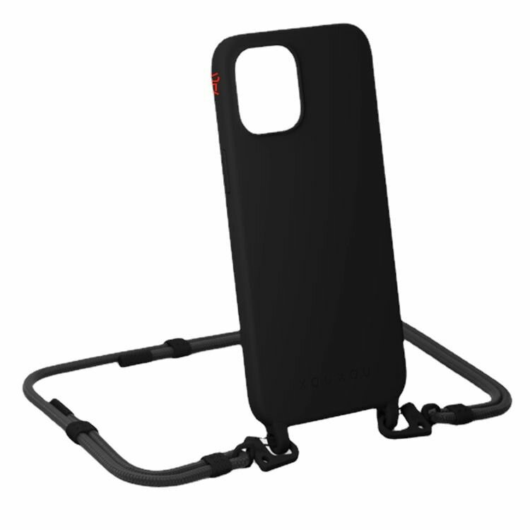 Чехол для Apple iPhone 12 PRO со шнурком черный