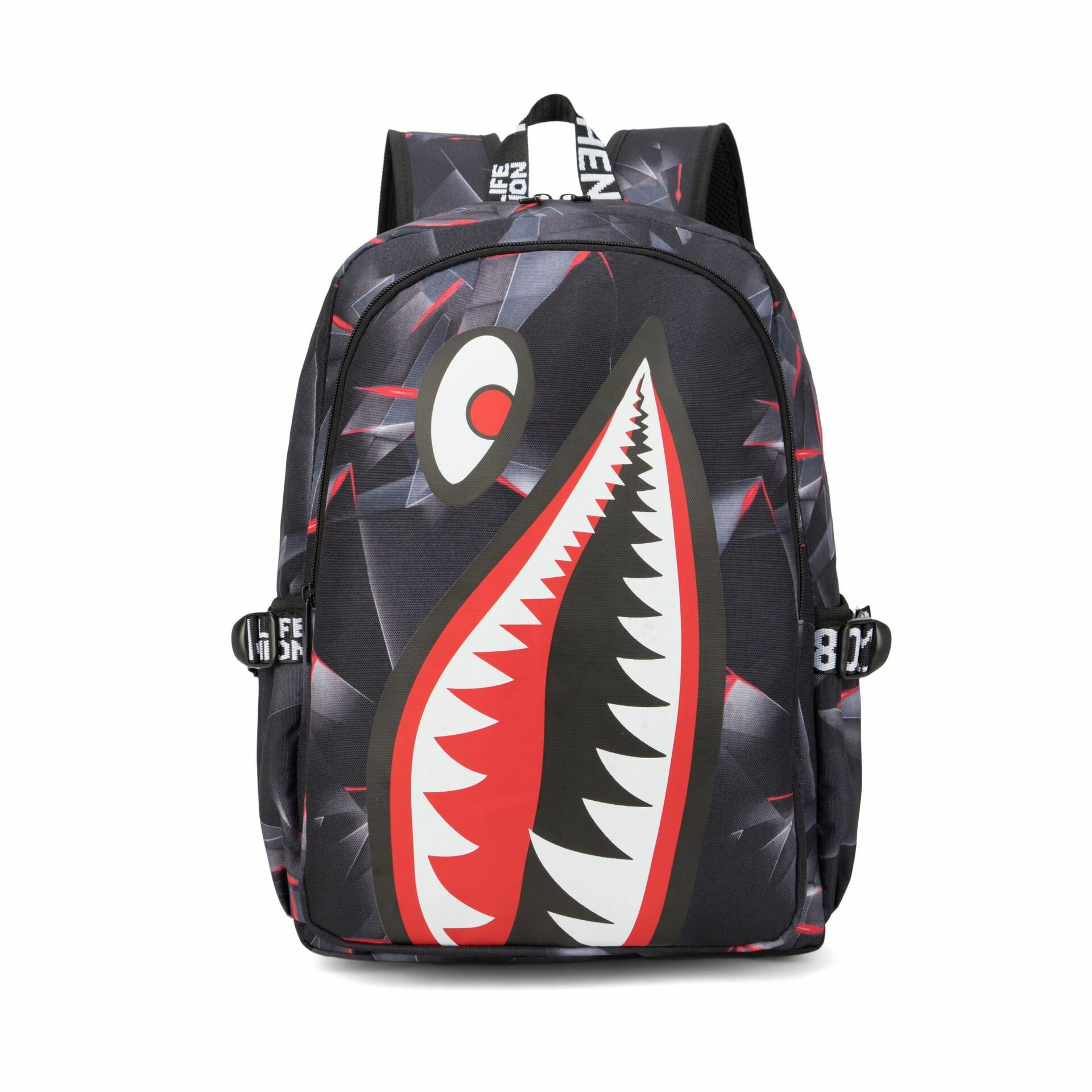 Рюкзак "Shark Schoolbag", трансграничная ткань, лазерно-красный, Comfort Edition