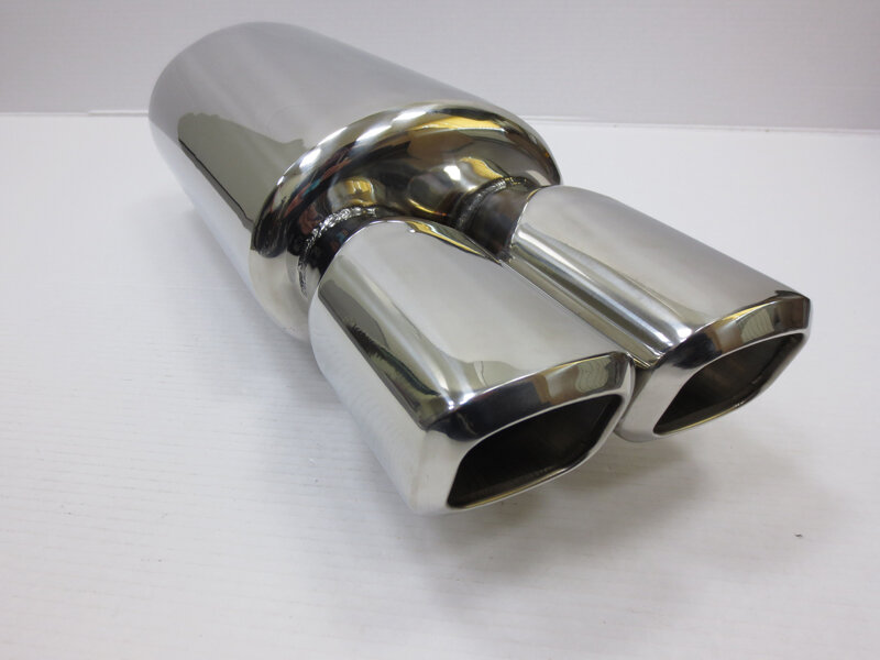 Глушитель прямоточный, спортивный HJ-A003