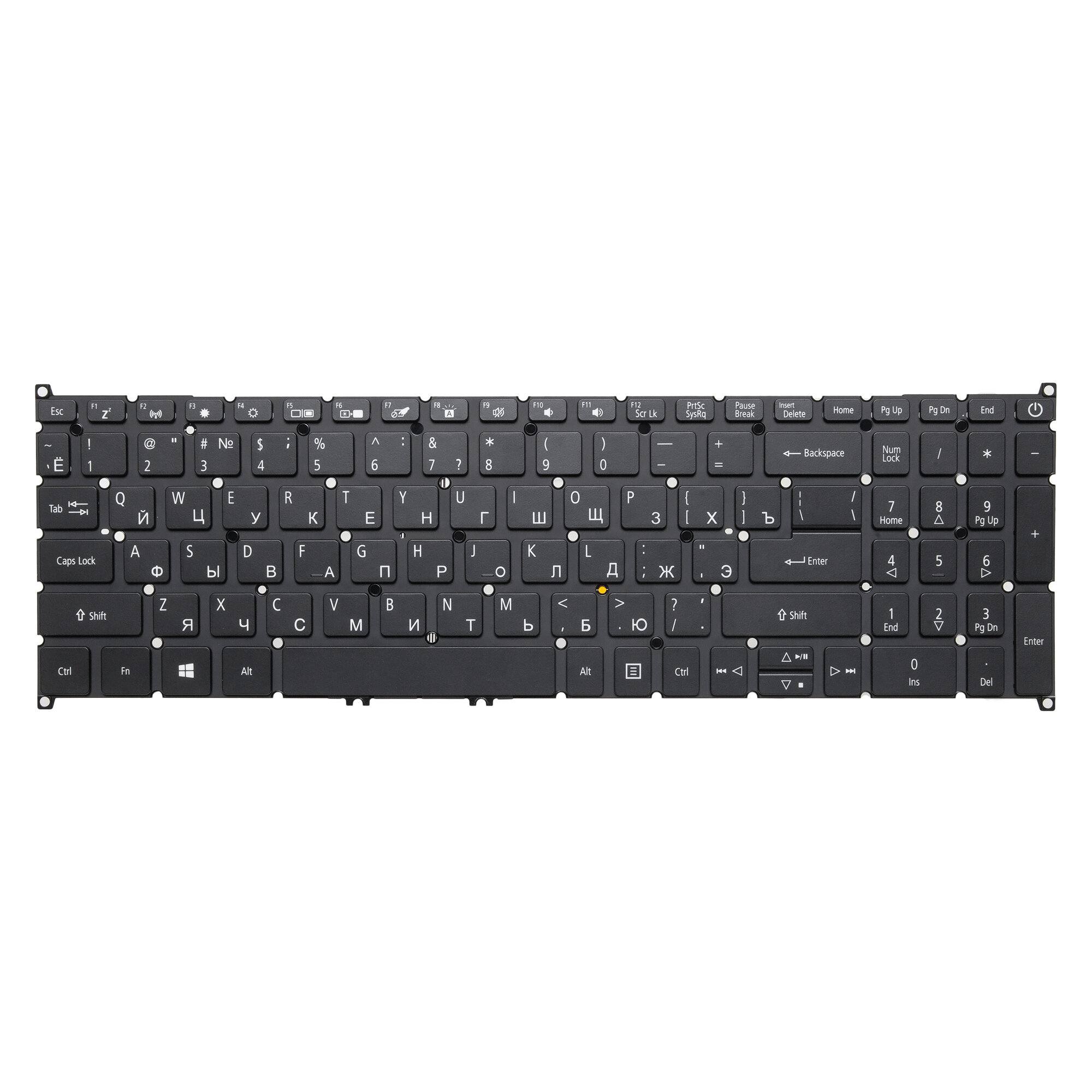 Клавиатура с подсветкой для ноутбука Acer Aspire A715-42G / Aspire A715-75G / Aspire A715-41G / Aspire A715-74G / Aspire A317-32 / Aspire A317-51G / Aspire A317-51KG / Aspire A317-51 / Aspire A317-51K / Aspire A517-52 - черная ORG