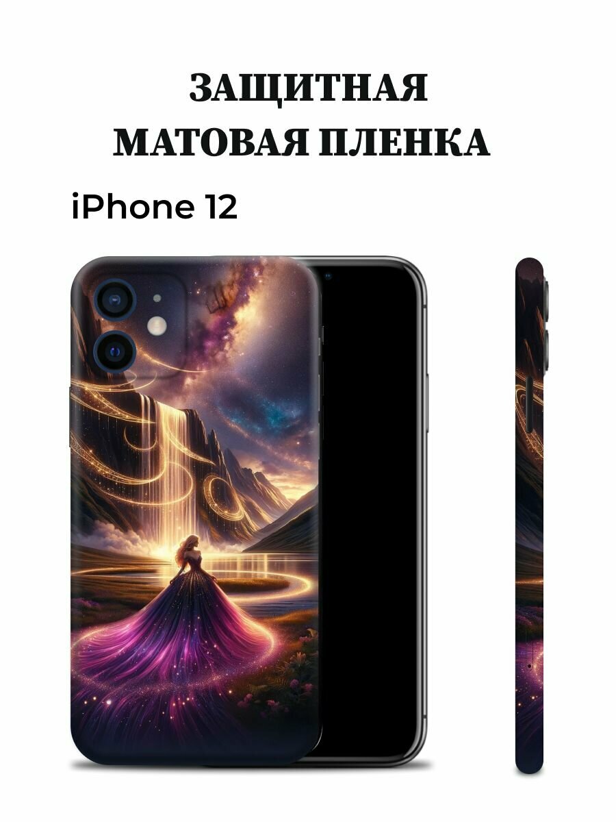 Защитная пленка на iPhone 12 с текстурным принтом